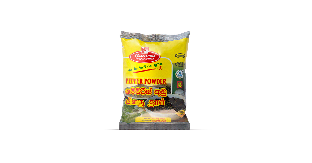 Best Black Pepper Powder | Exporter & Supplier | Ruhunu Foods Pvt Ltd
